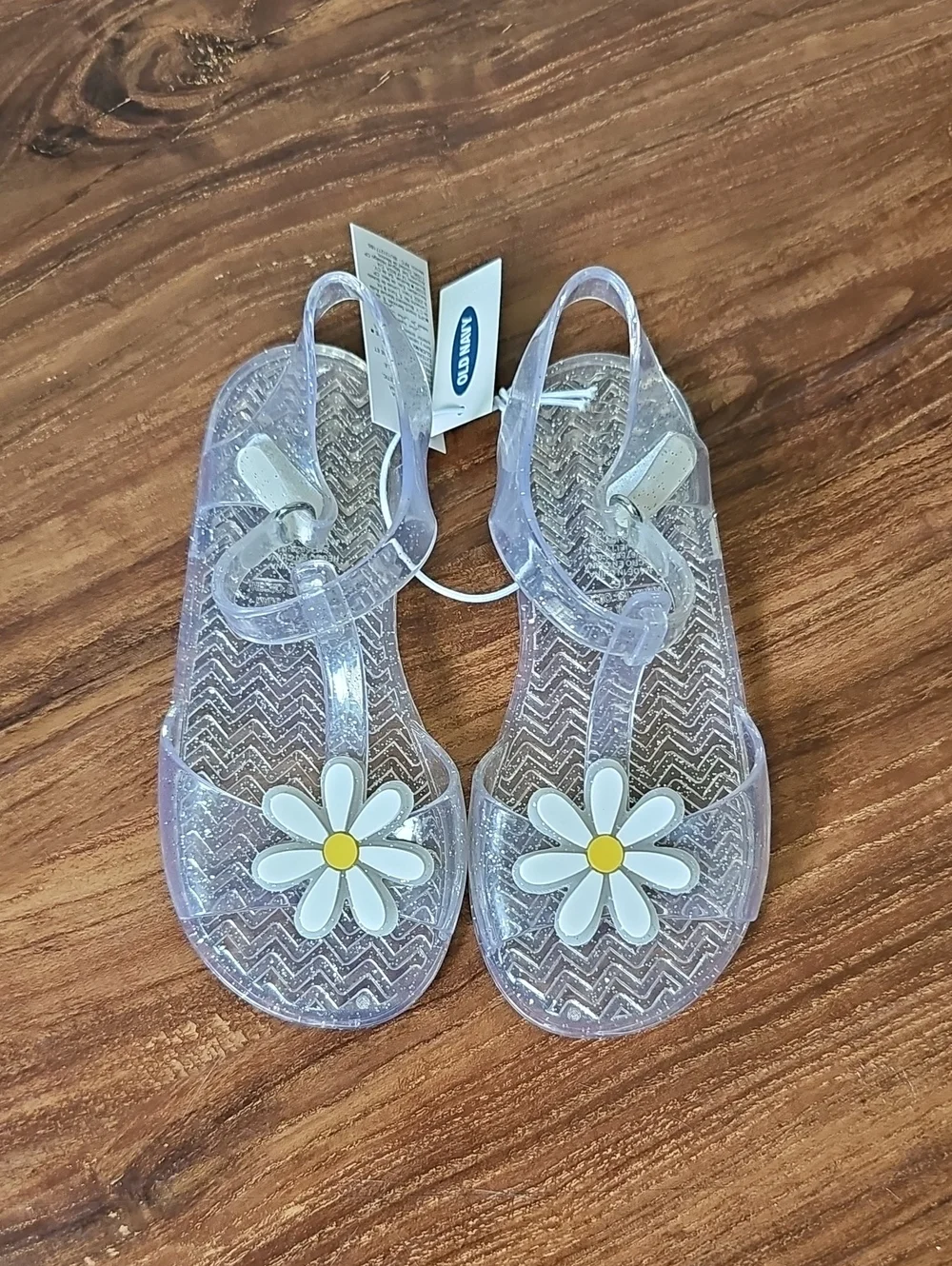 Old Navy | Shoes | Old Navy Clear Jelly T Strap Toddler Girl Sandals ...